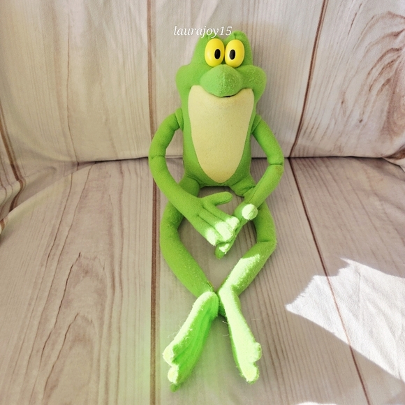 Tyco | Toys | The Swan Princess Jean Bob Green Frog Plush Stuffed Toy ...